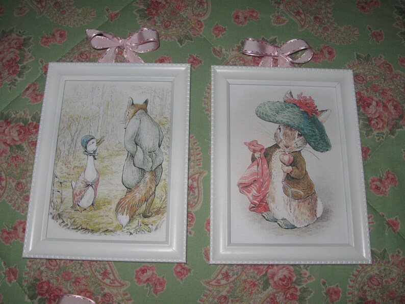 Set of Beatrix Potter Characters Framed Prints - Etsy