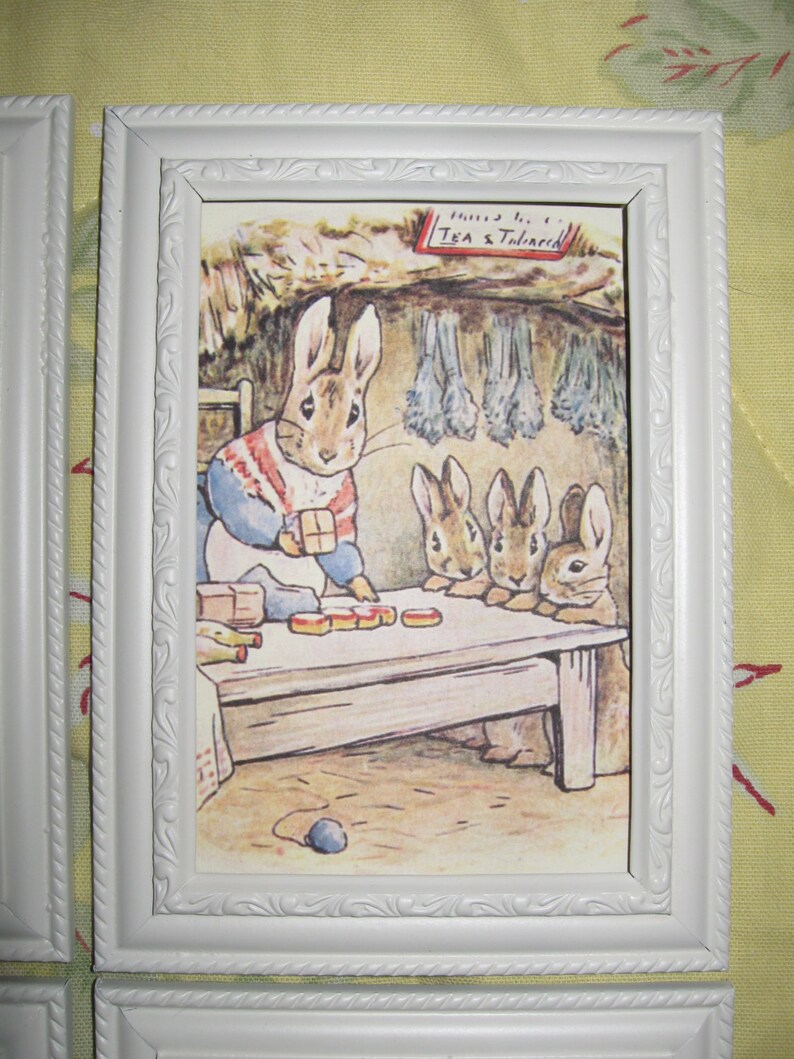 Peter Rabbit by Beatrix Potter Four Framed Prints | Etsy