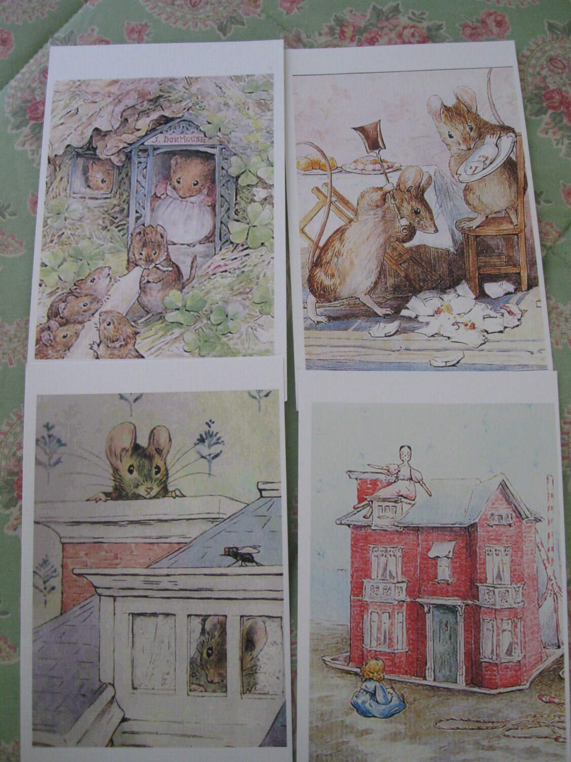 Peter Rabbit and Friends by Beatrix Potter -prints Only (4) - Etsy