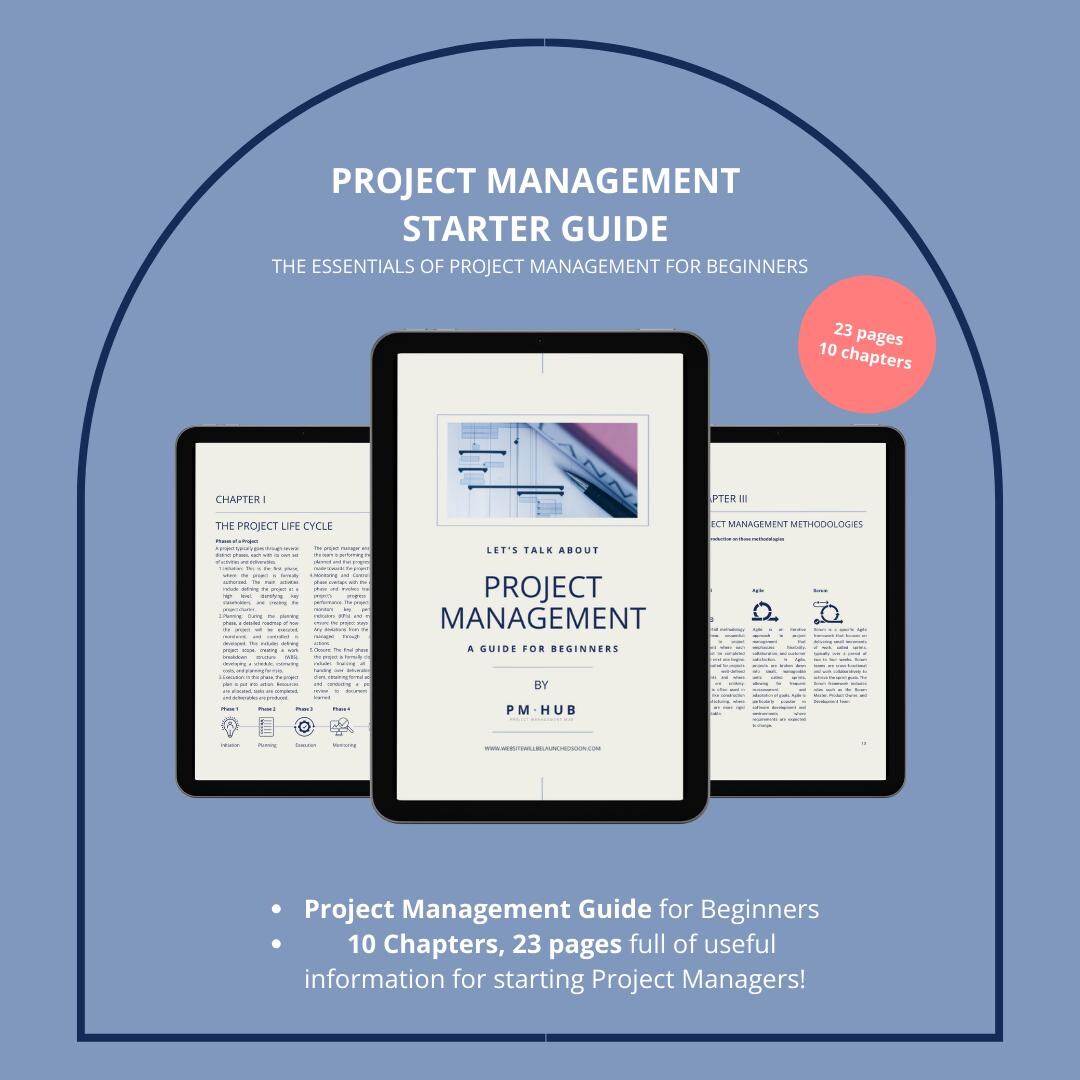 Project Management Guide for Beginners | Project Management | Project ...
