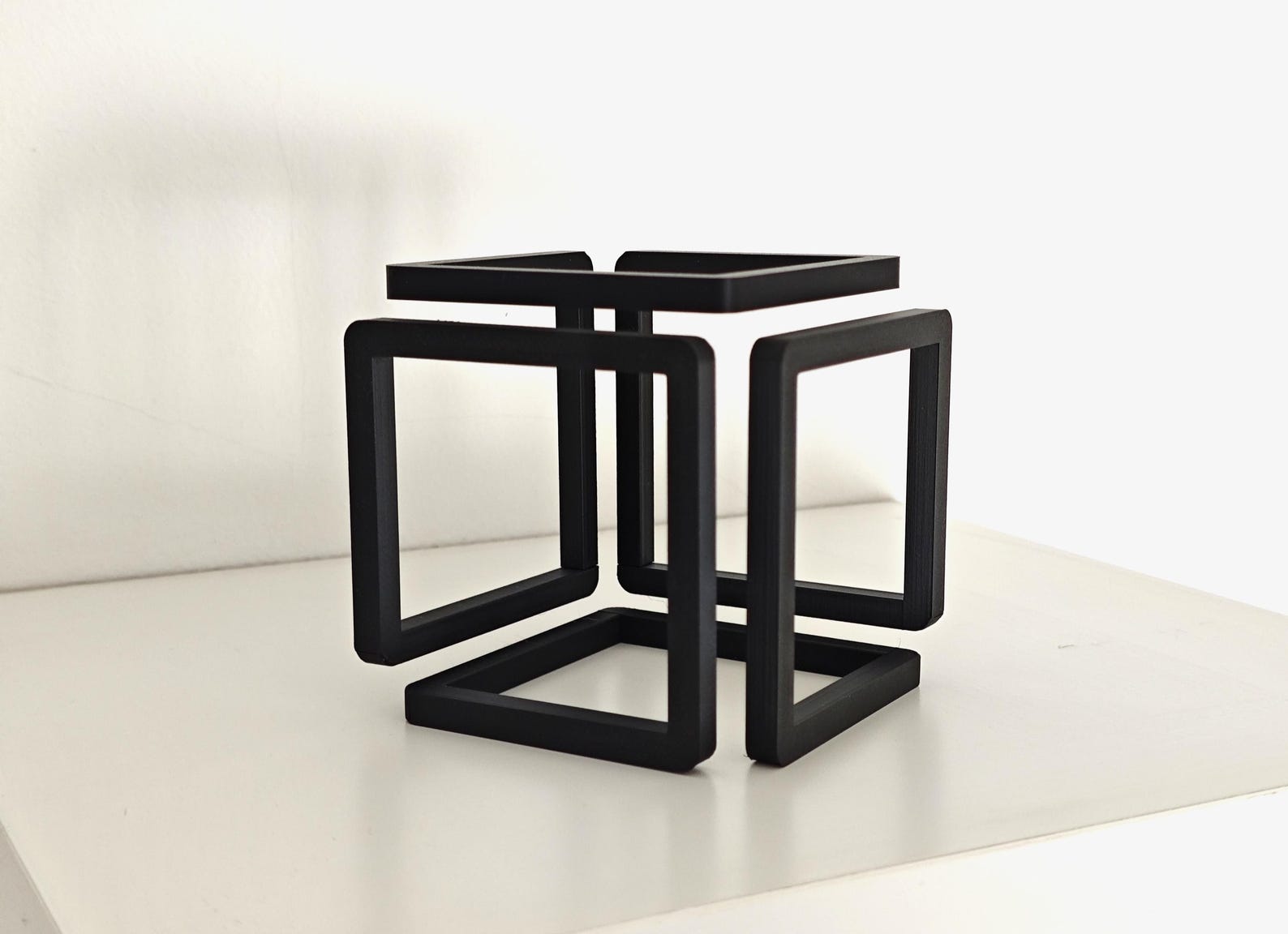 3D Printed Infinity Cube – Modern Geometric Home & Office Decor ...