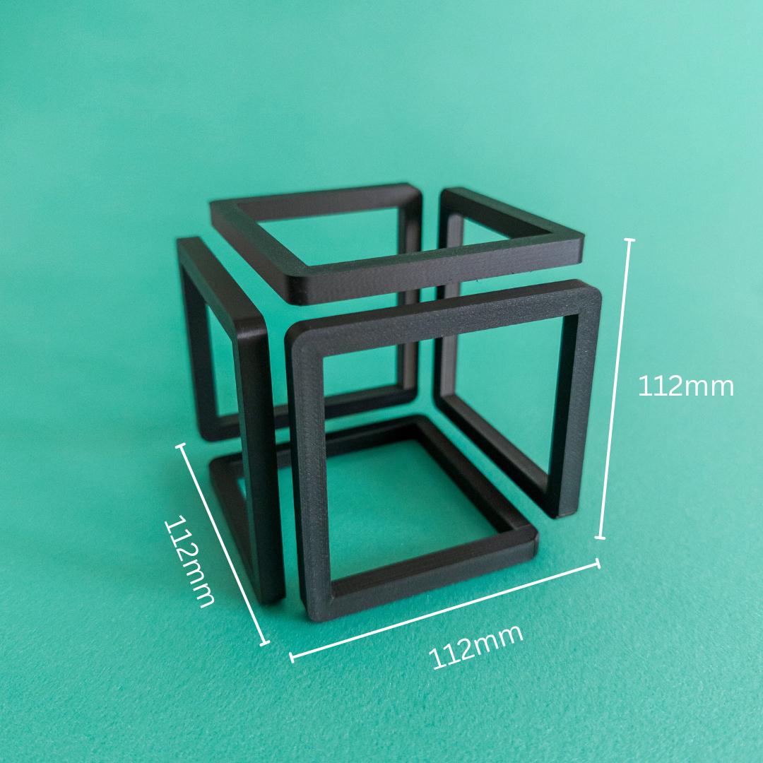 3D Printed Infinity Cube – Modern Geometric Home & Office Decor ...
