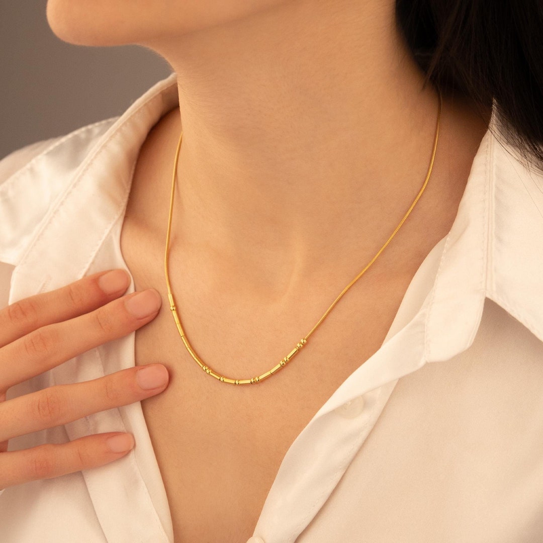 Personalized Morse Code Necklace | Custom Morse Code Necklace for Women, Personalized Necklace ...