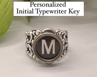 Typewriter Key Ring - Etsy