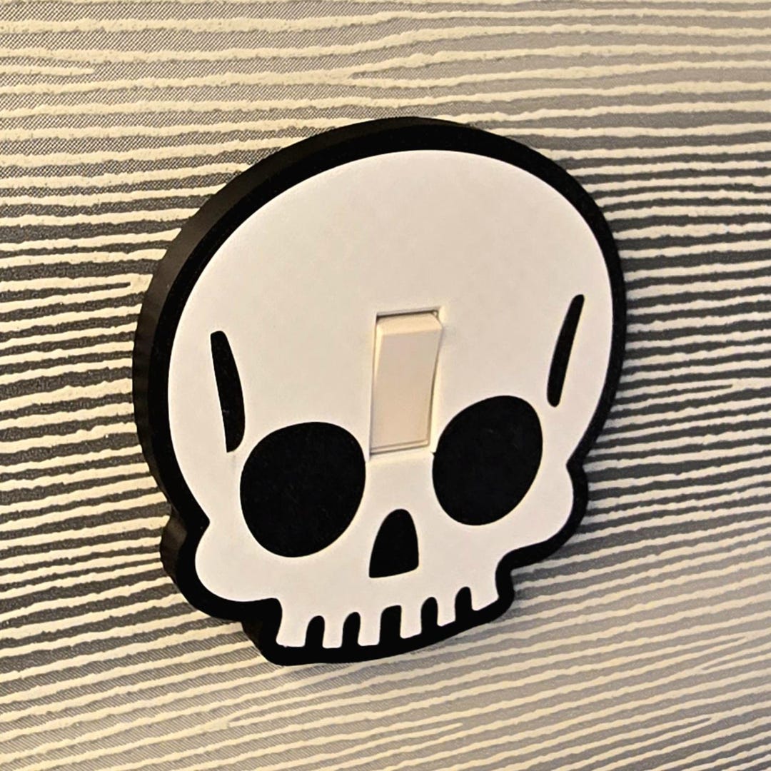 Skull Light Switch Cover – 3D Printed Halloween Home Décor - Etsy