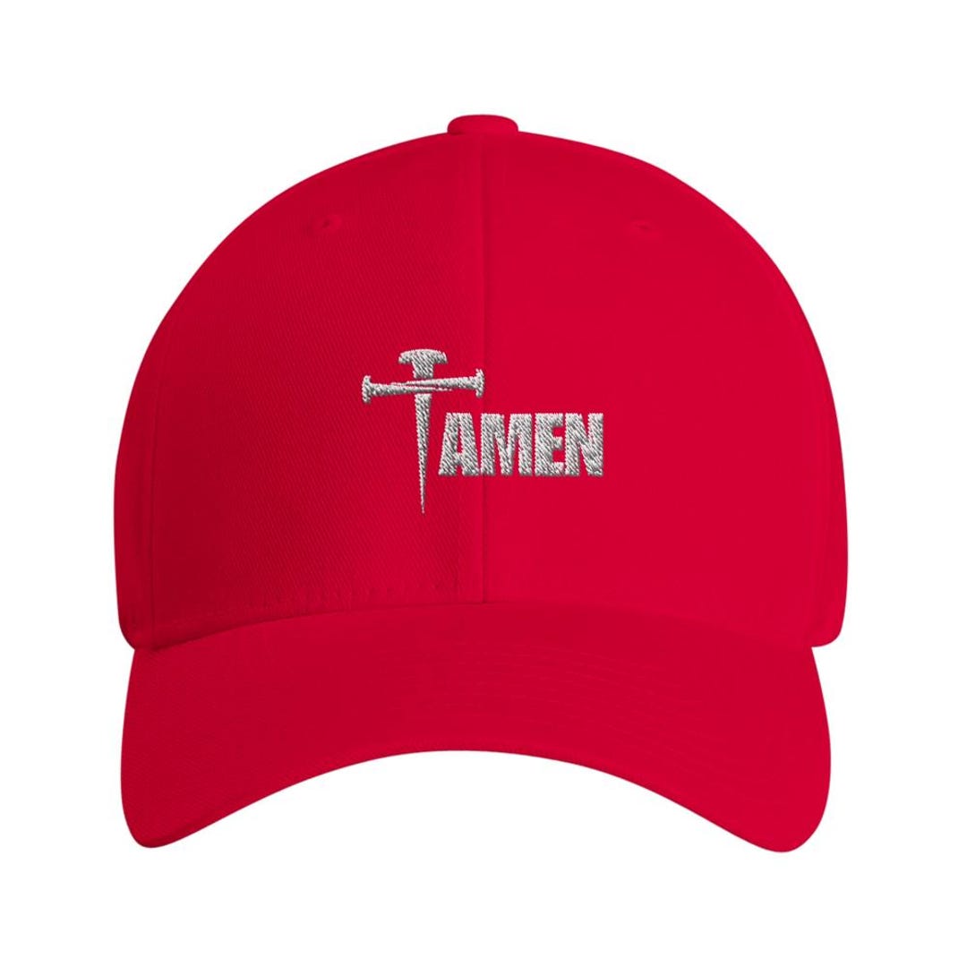 Amen Christian Fitted Baseball Cap | Christian Hat | Jesus Hat ...