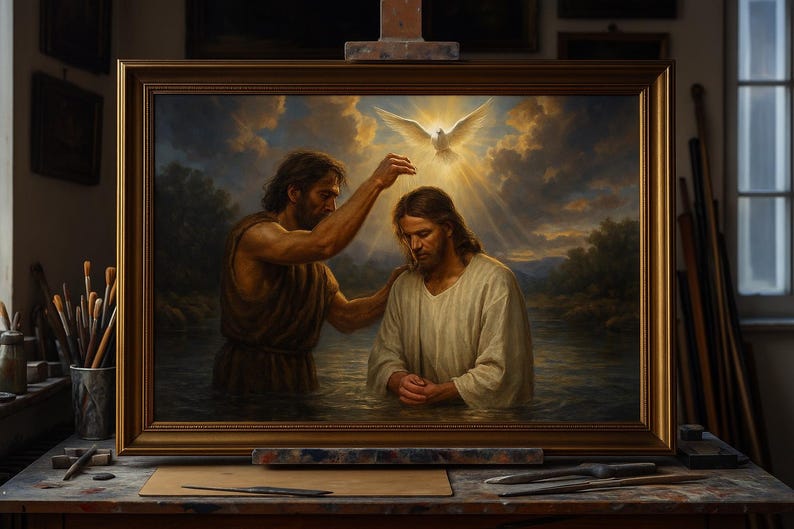 Jesus Washing the Disciples’ Feet –original Oil Painting of Humility ...