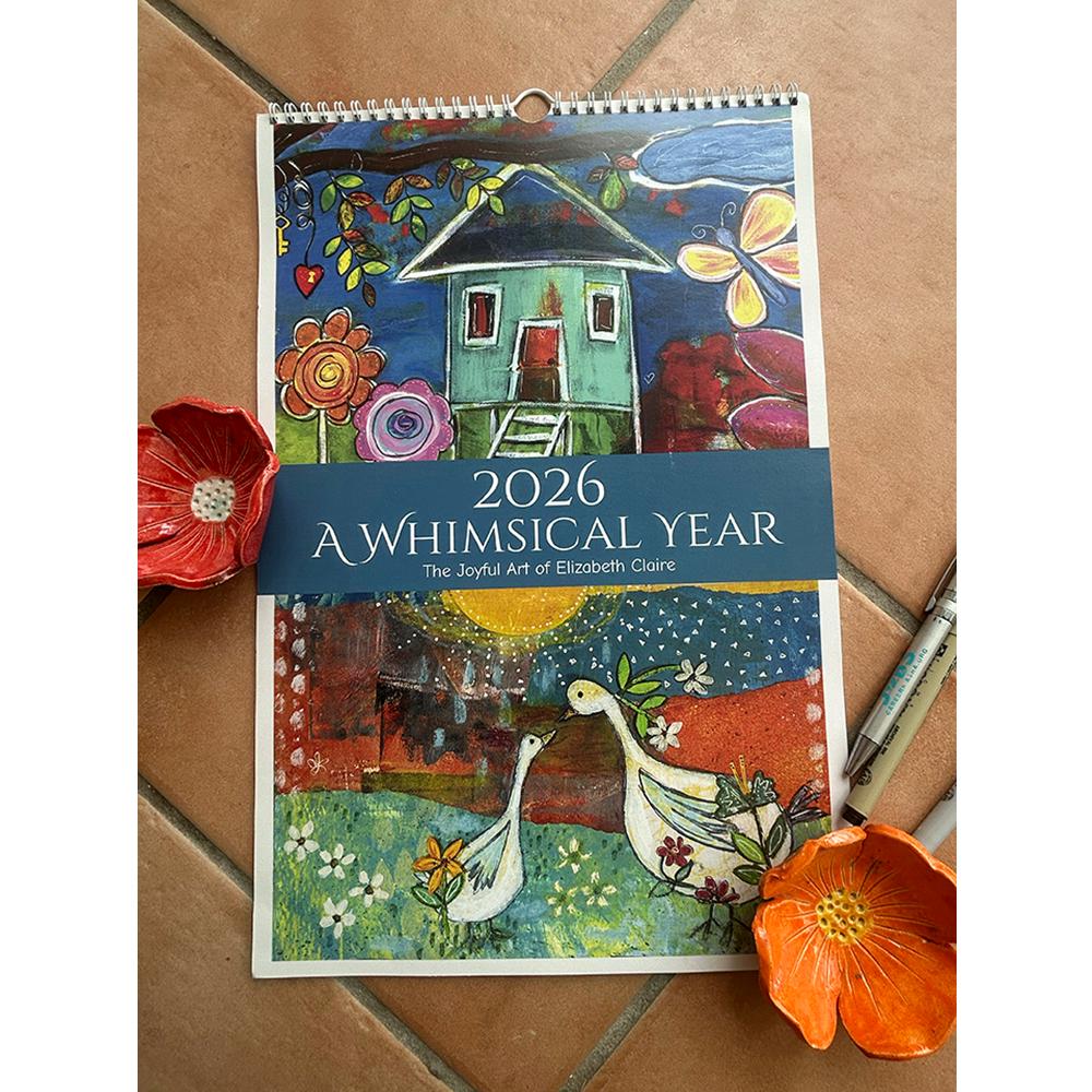 2026 A Whimsical Year Wall Calendar, Art by Elizabeth Claire - Etsy