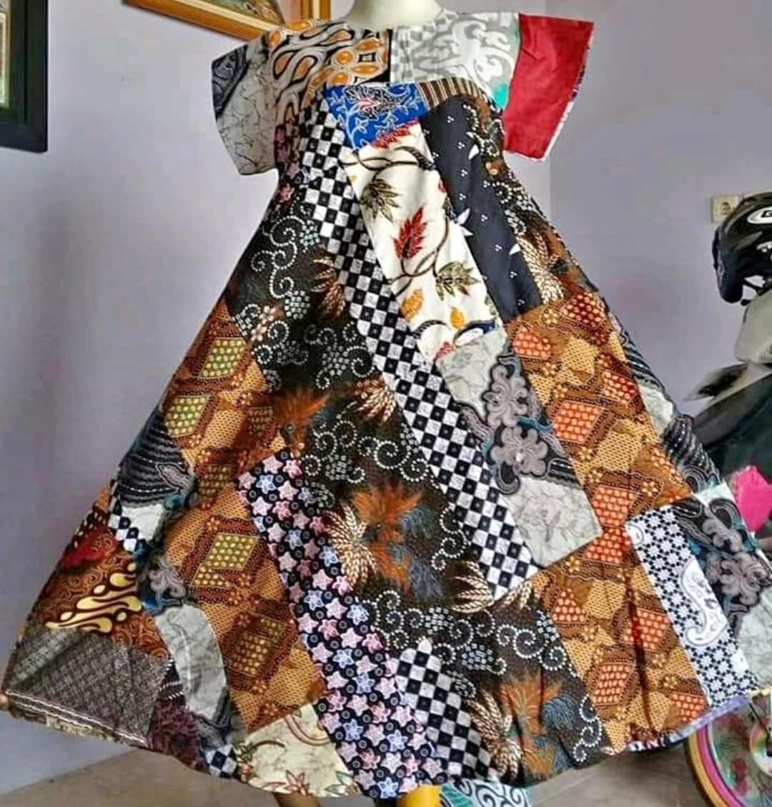 Seni Pakaian Dari Kain Perca - Etsy