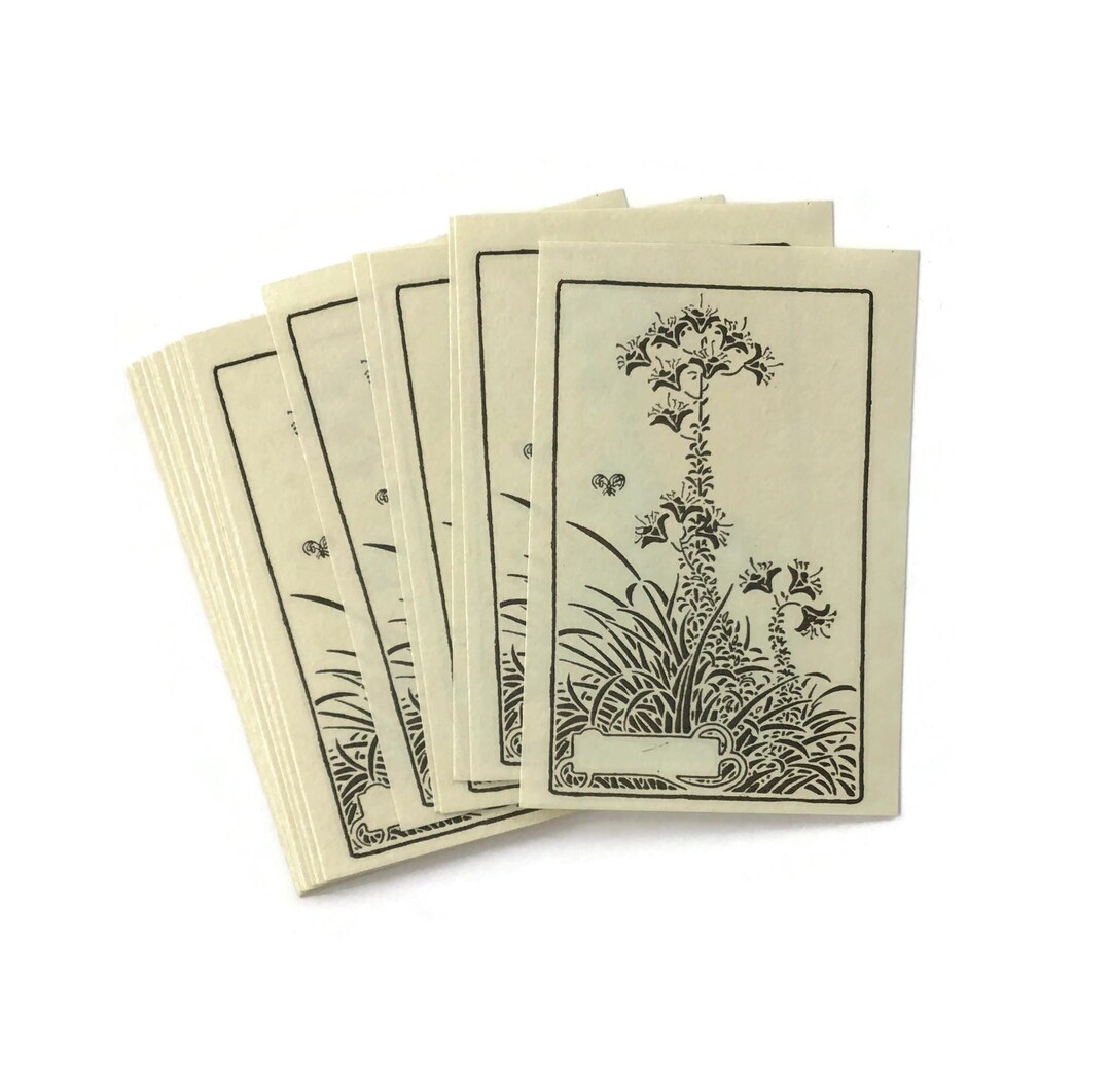 Vintage Ex Libris Bookplates – Floral Illustration, Set of 20 Labels - Etsy