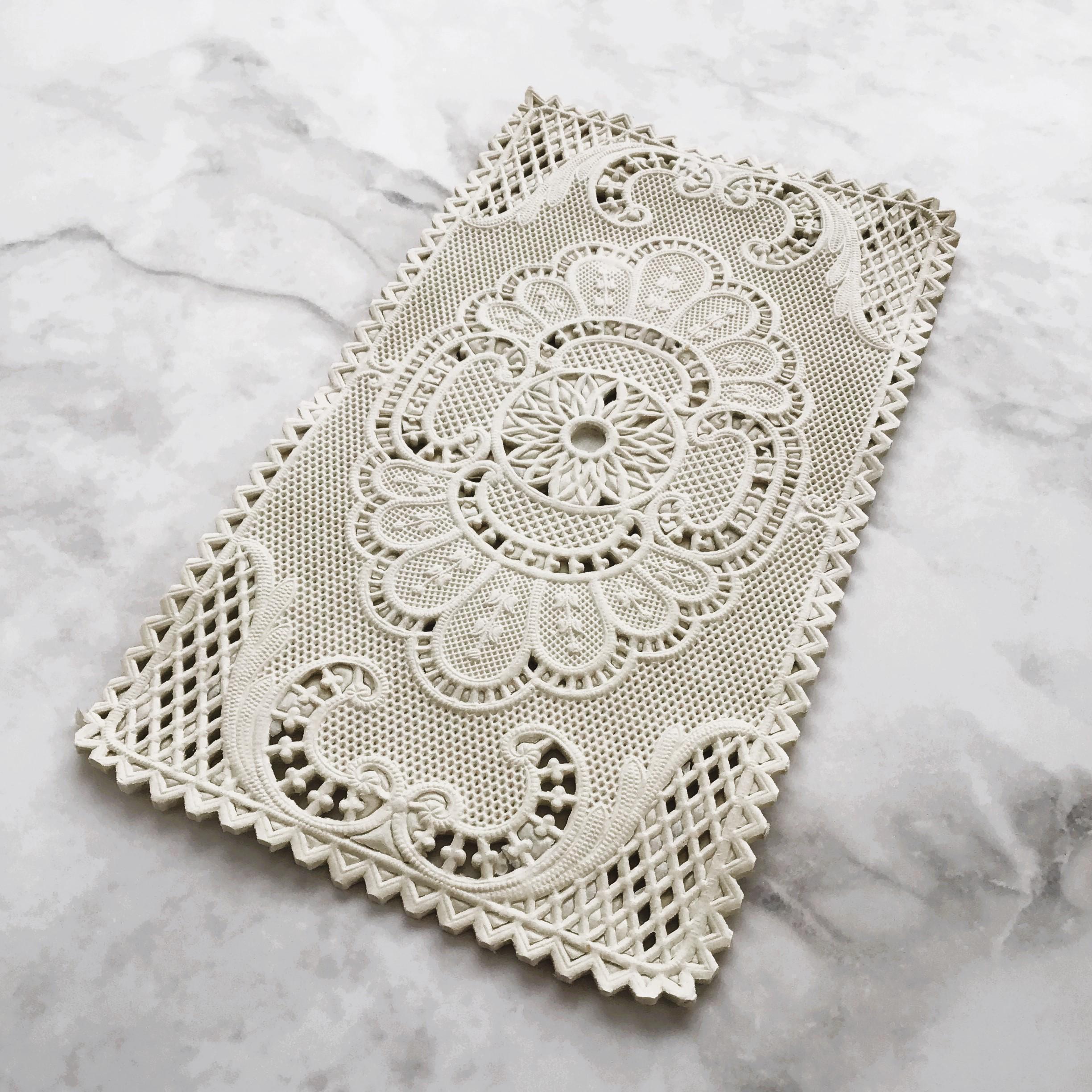 Vintage Lace Paper Doilies - Rectangular Floral Design Set of 10 - Etsy