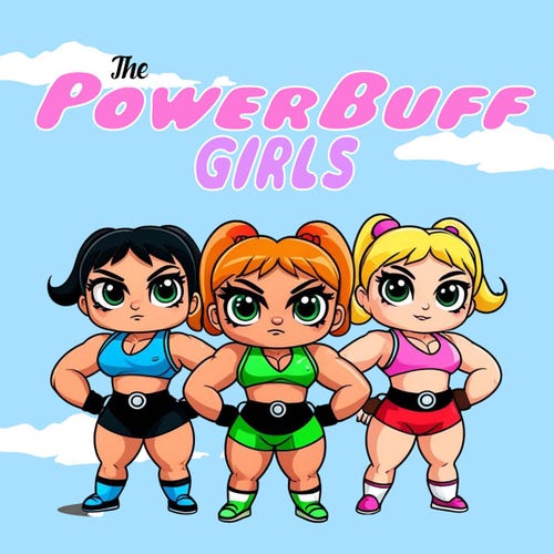 PowerBuffGirls - Etsy