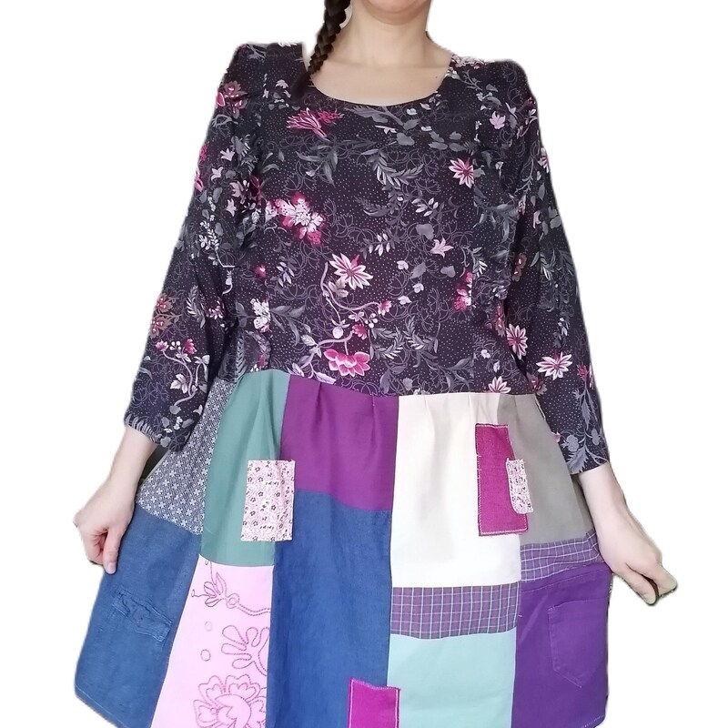 Patchwork Tunic - Etsy