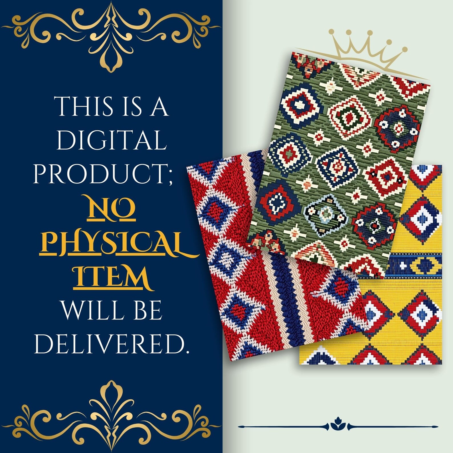 Vinta Filipina Seamless Pattern Digital Paper for Scrapbooking and ...