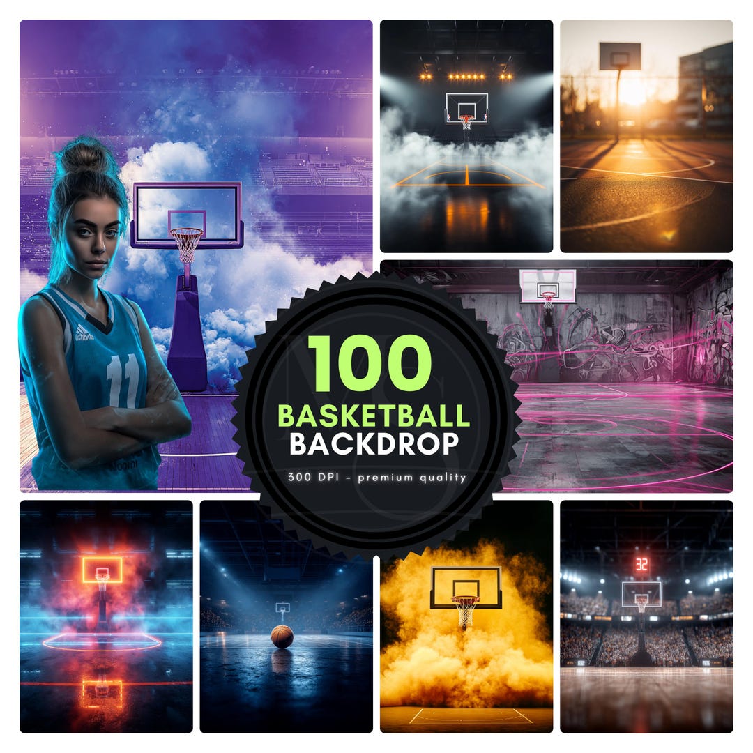 100 Basketball Photography Backdrops: Sports Banner & Backgrounds ...