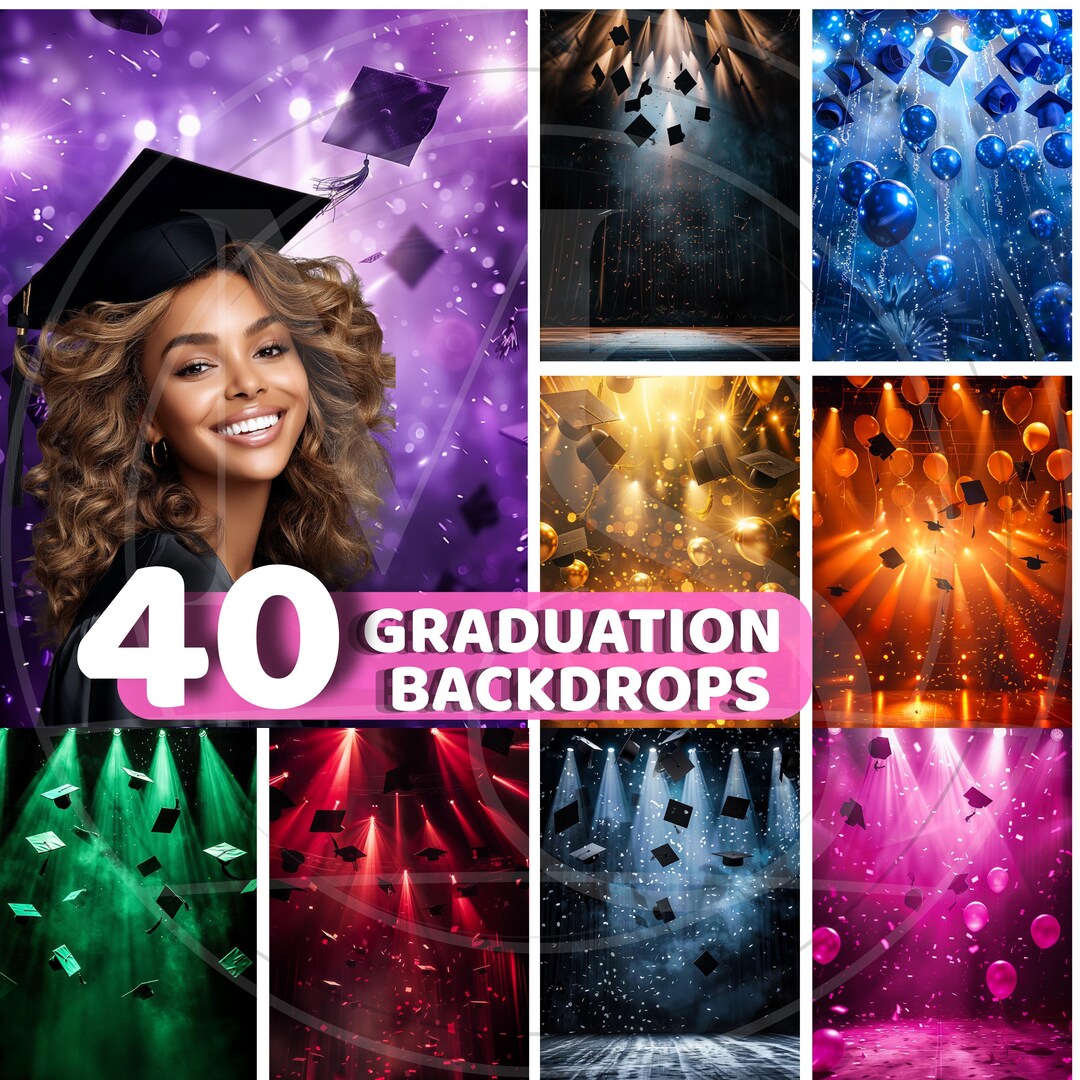 40 Graduation Photography Backdrops: Senior Portrait Backgrounds ...