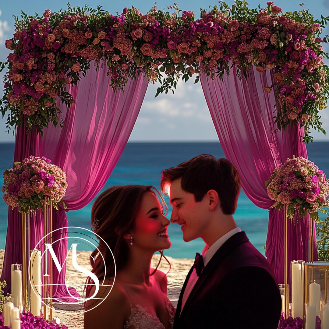 Valentine's Day Backdrop Roses Heart Backdrop | Romantic Photography ...