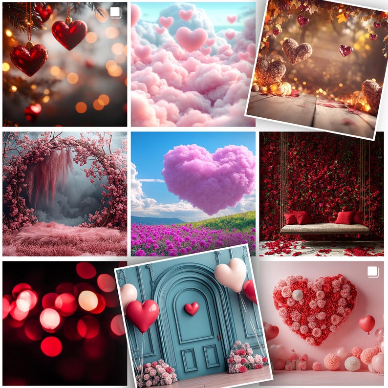 350 Valentine's Day Backdrop - 350 Romantic Photo Backgrounds for Love ...