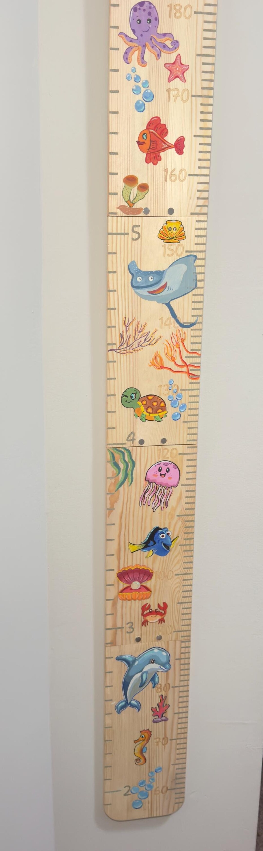 Customized, Hand Painted Growth Charts for Kids, Toddlers, Teens ...