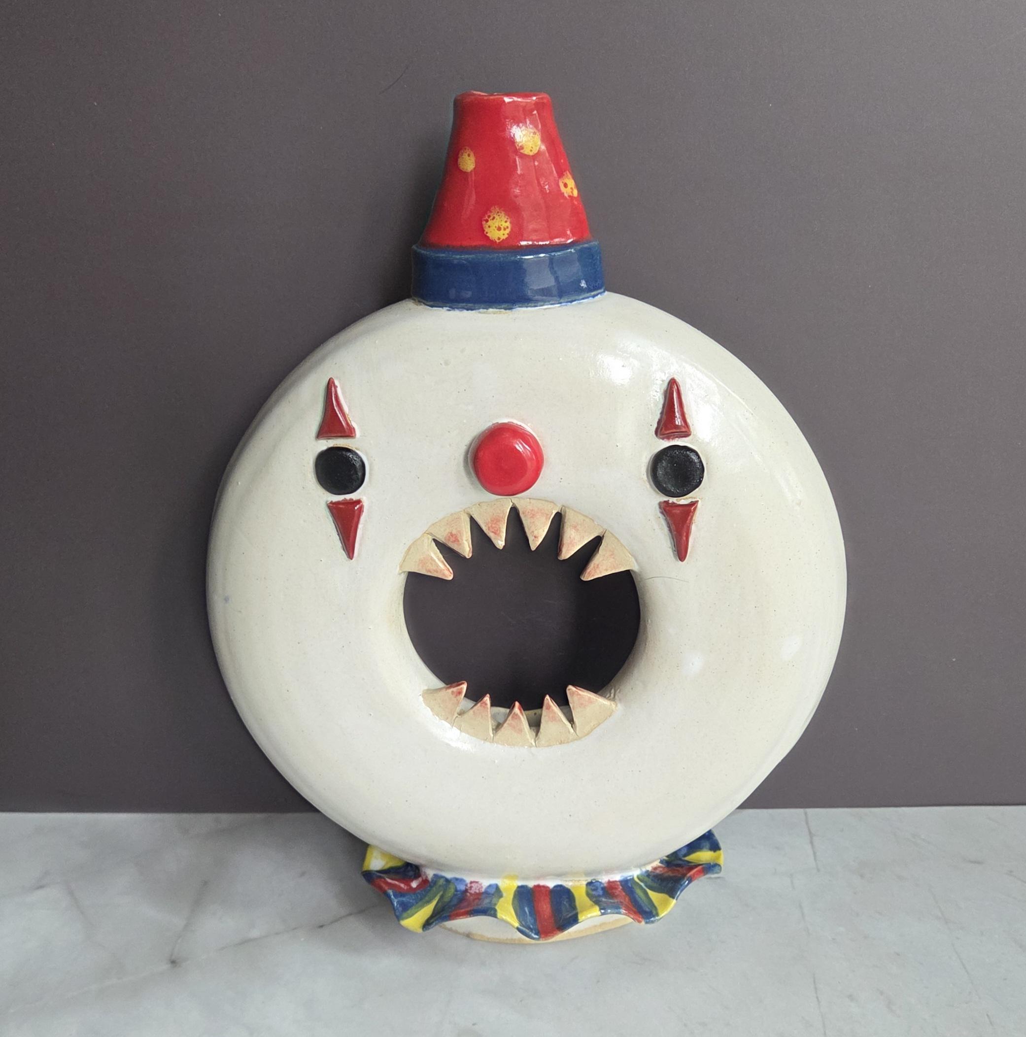 Ceramic Clown Vase - Etsy