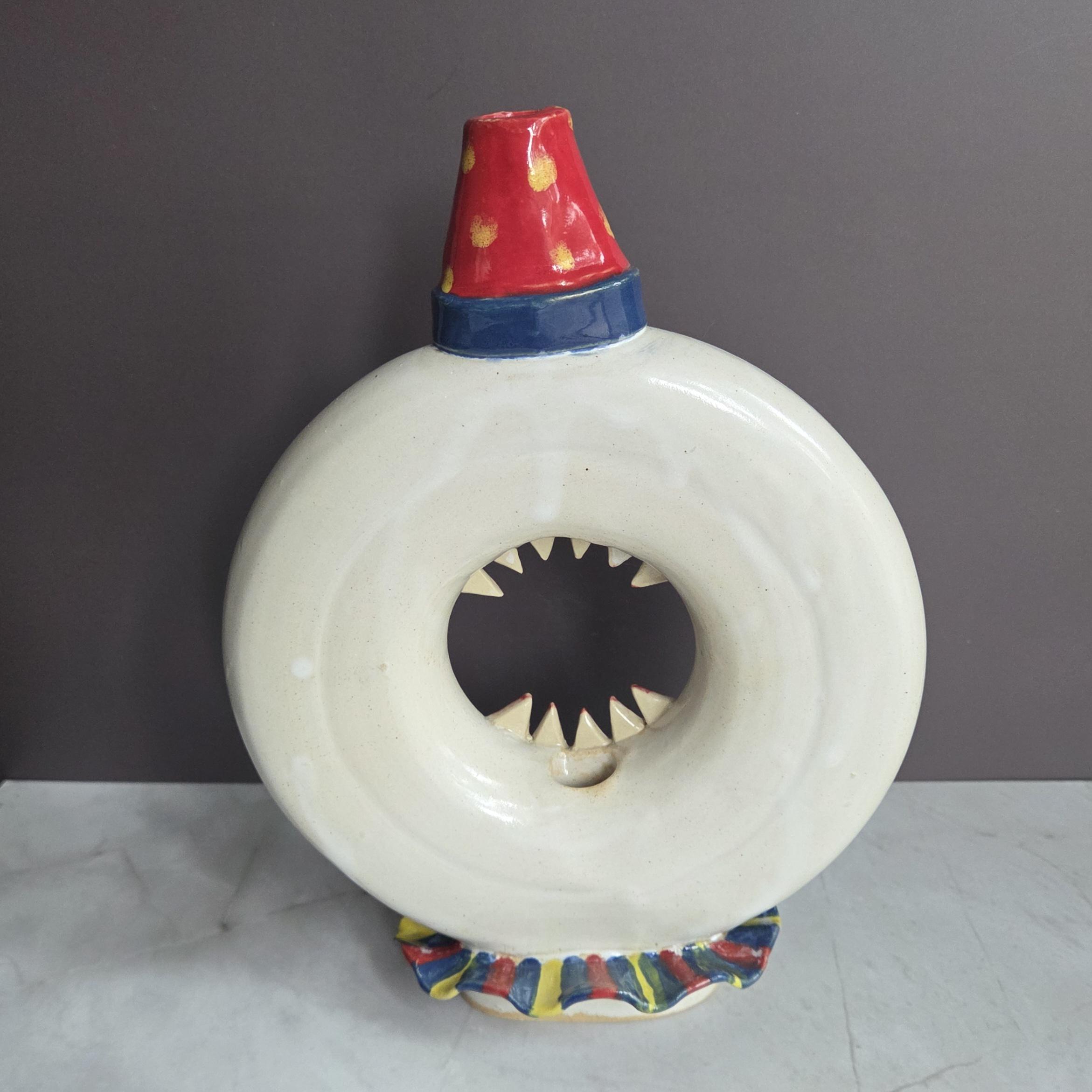 Ceramic Clown Vase - Etsy