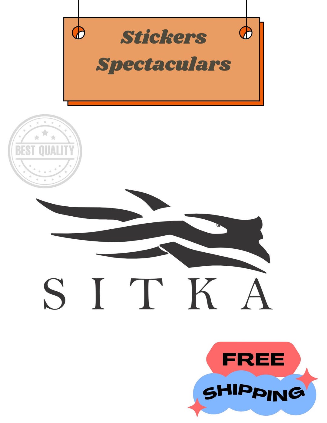 SITKA Sticker Vinyl Decal 11.5 Gift, Hunting Outdoor Gear Tactical ...