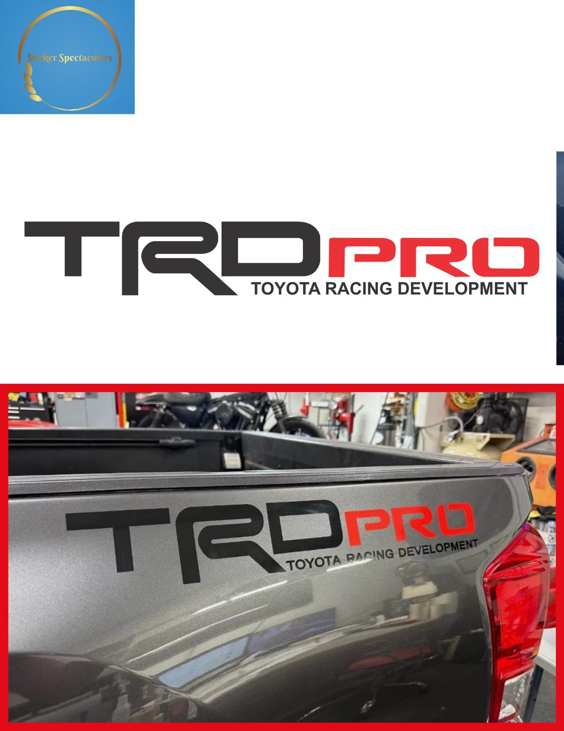 TRD Stickers off Road Pro Stickers, TRD Pro off Road Decals Stickers ...