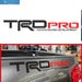 TRD Stickers off Road Pro Stickers, TRD Pro off Road Decals Stickers ...