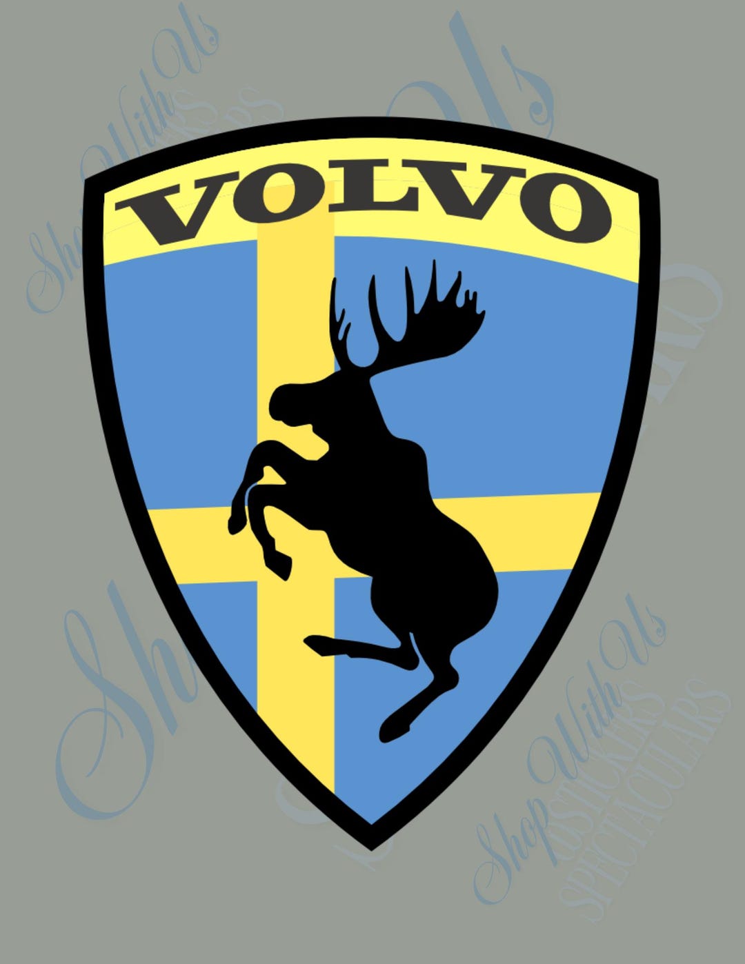 VOLVO Sticker Decals Vinyl Adhesive Decal Auto Accessories PAIR 2 of ...