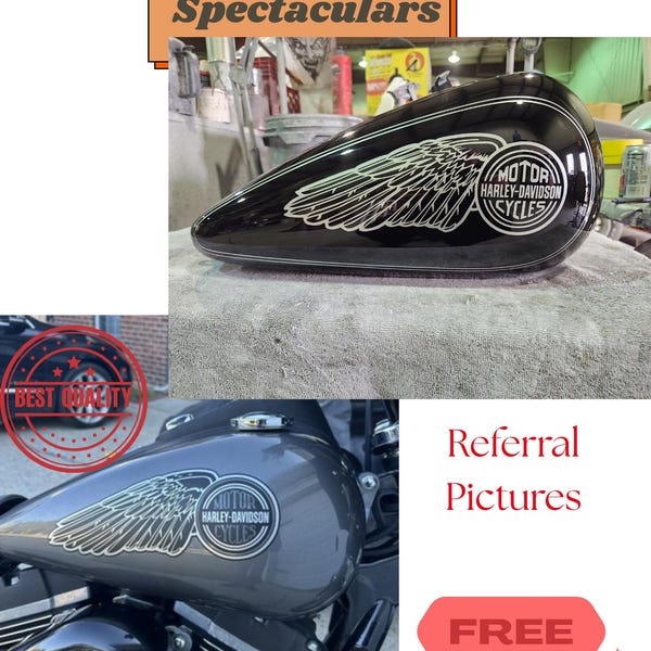 Harley Davidson Tank Emblem - Etsy