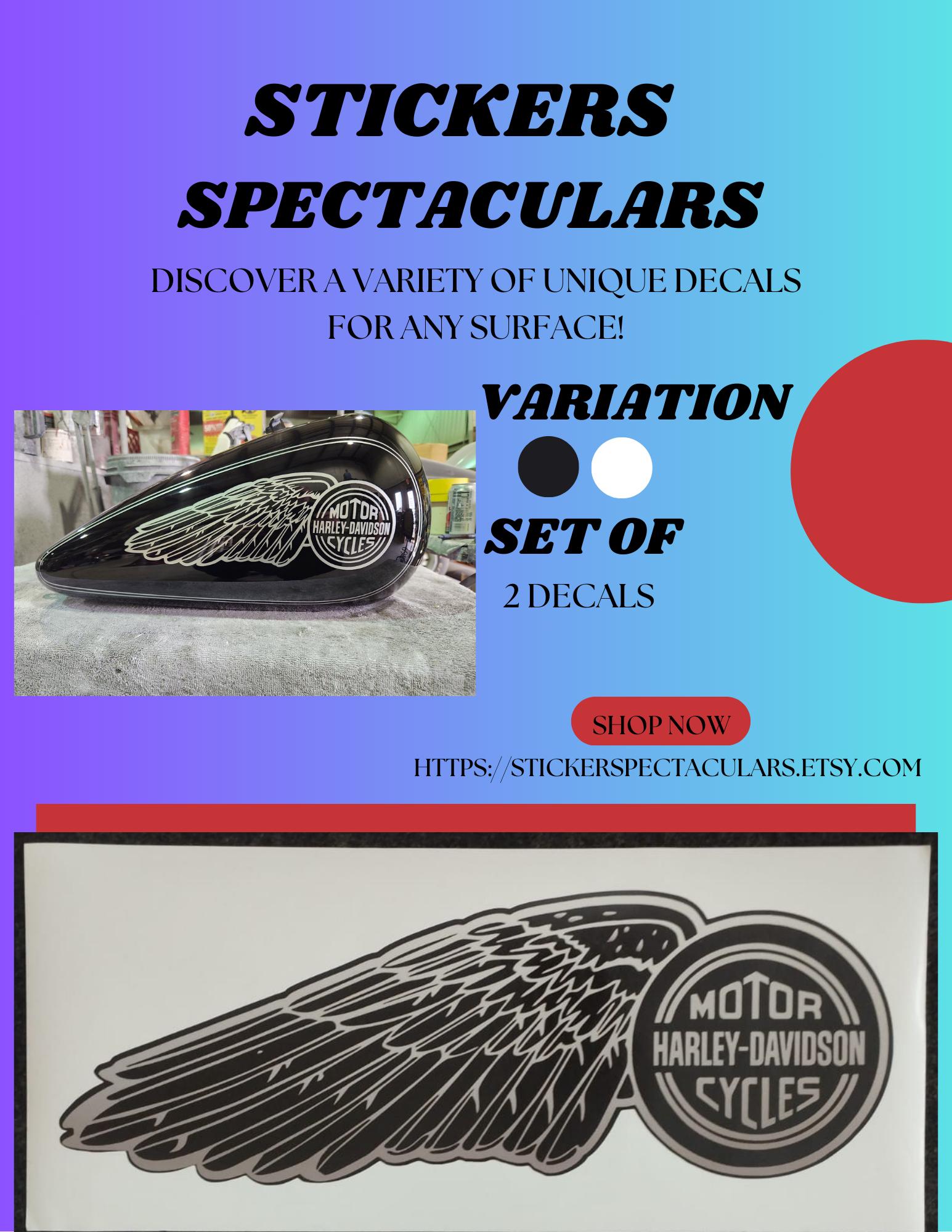 Dyna Fxr Vinyl Decals for Harley Davidson Harley Tank Fuel Tank Decals ...