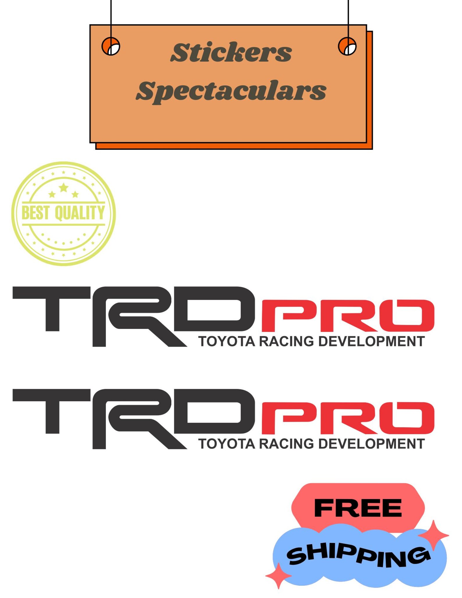 TRD Stickers off Road Pro Stickers, TRD Pro off Road Decals Stickers ...