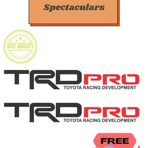 TRD Stickers off Road Pro Stickers, TRD Pro off Road Decals Stickers ...