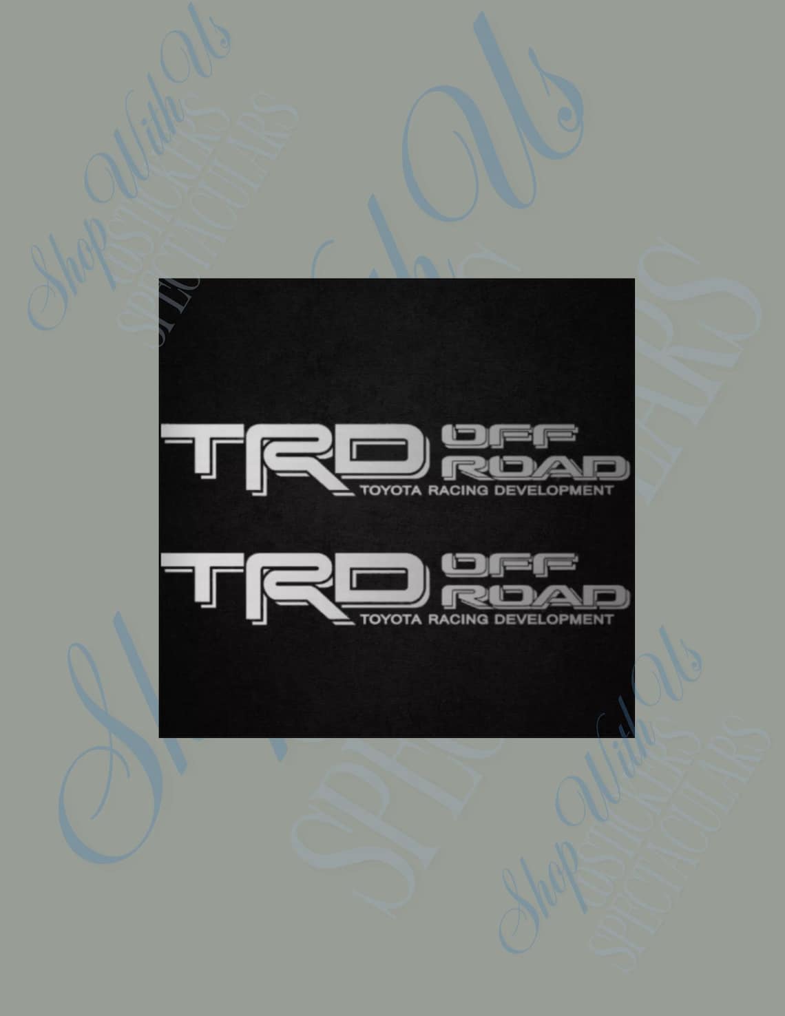 TRD off Road Decals Vinyl Trd Sticker off Road Decals Toyota Racing ...