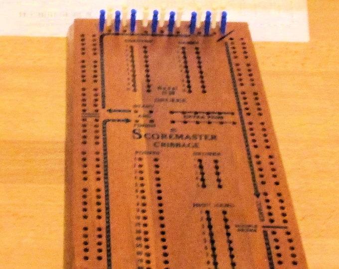 SCOREMASTER CRIBBAGE BOARD - Etsy