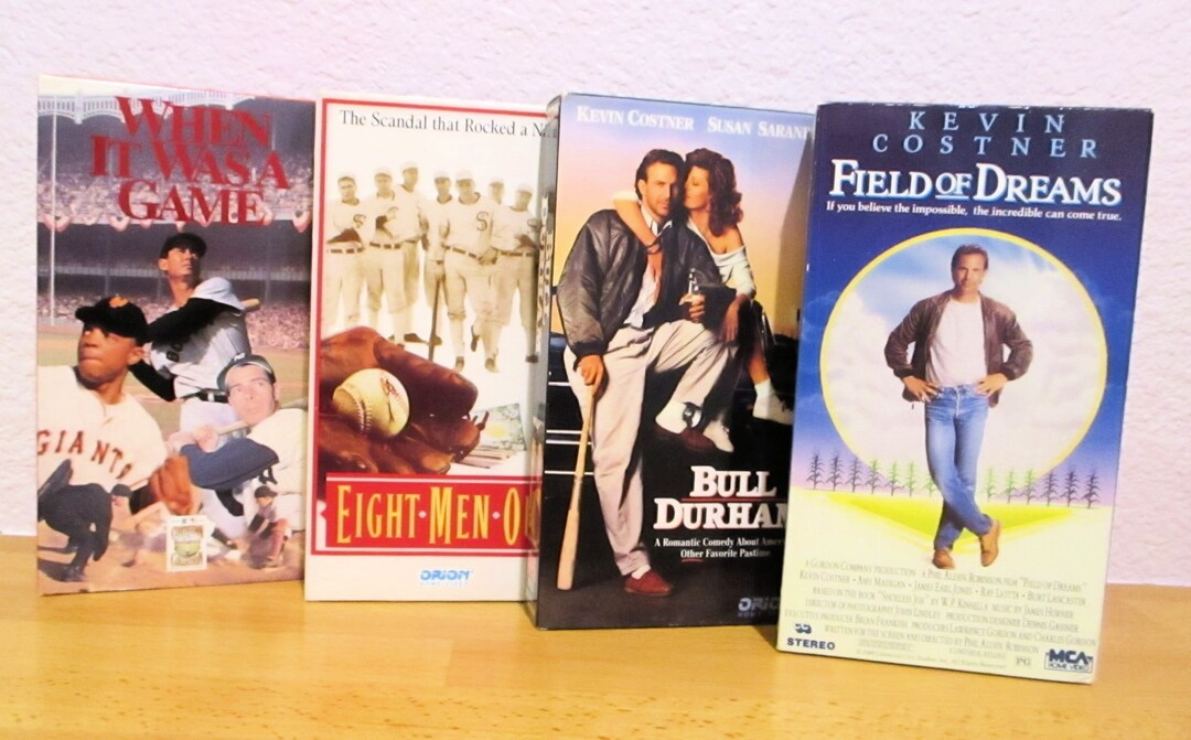 BASEBALL on VHS TAPES, a Lot of 4 Favorite Baseball Tapes - Etsy