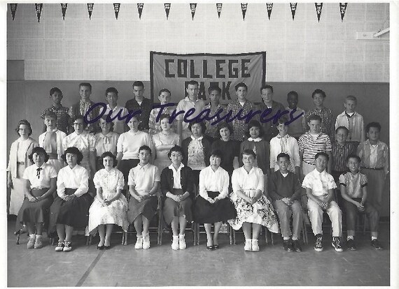 Vintage 1950s Vintage School Photos