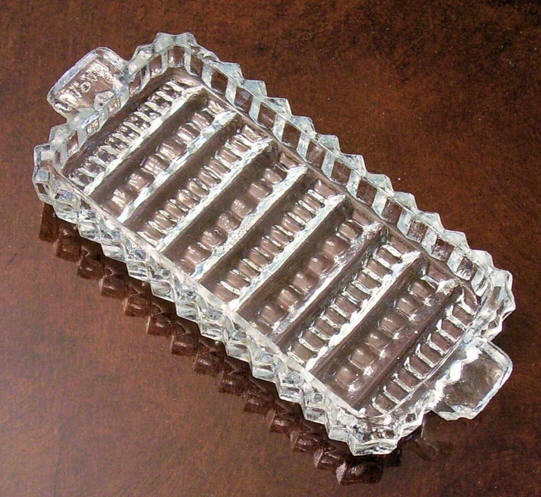 Salt Cellar, Open Salt, Pressed Glass, Japan 1930s - Etsy