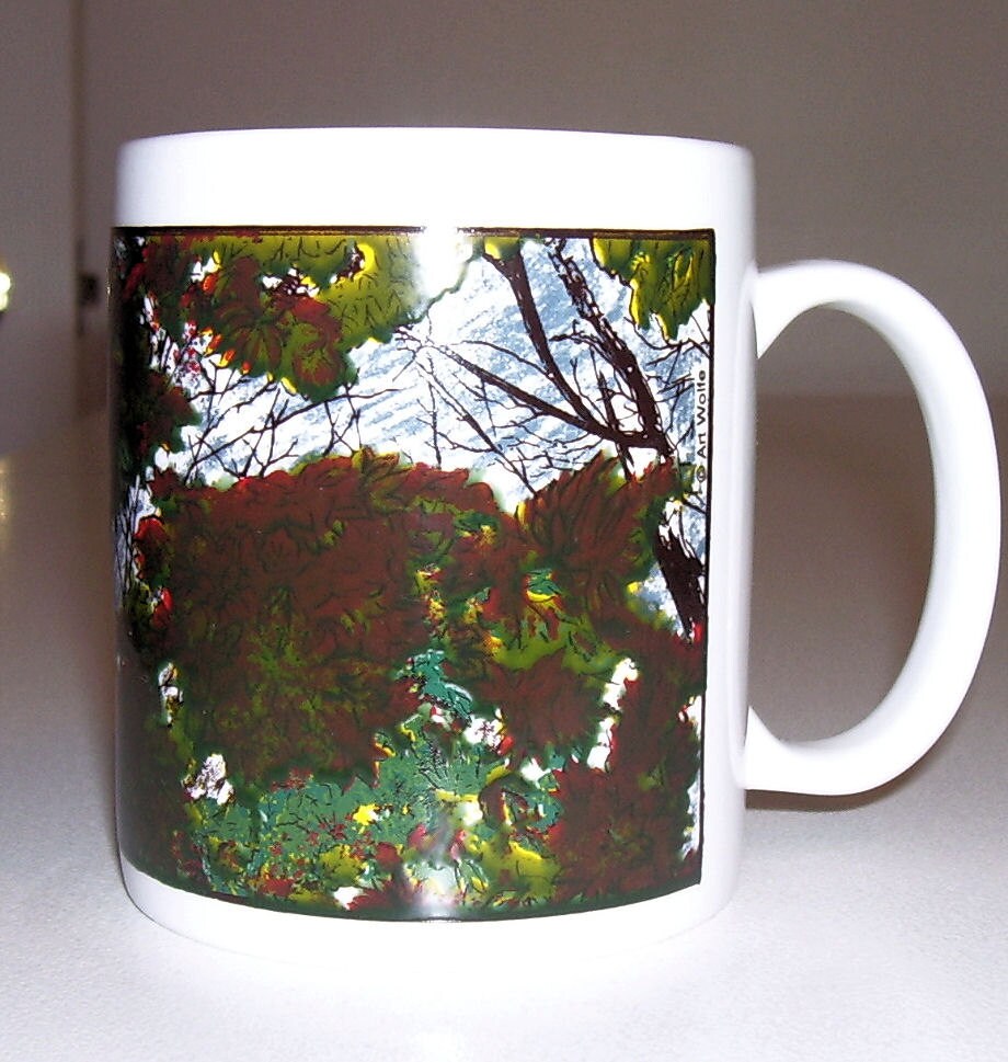 ART WOLFE Landscape Mug by LINYI, China, Silver Phoenix Collection - Etsy