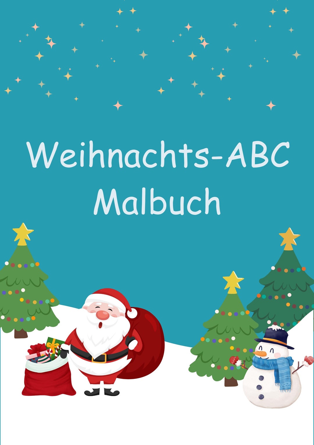 German ABC Christmas Coloring Book for Kids: Creative Holiday Fun! - Etsy