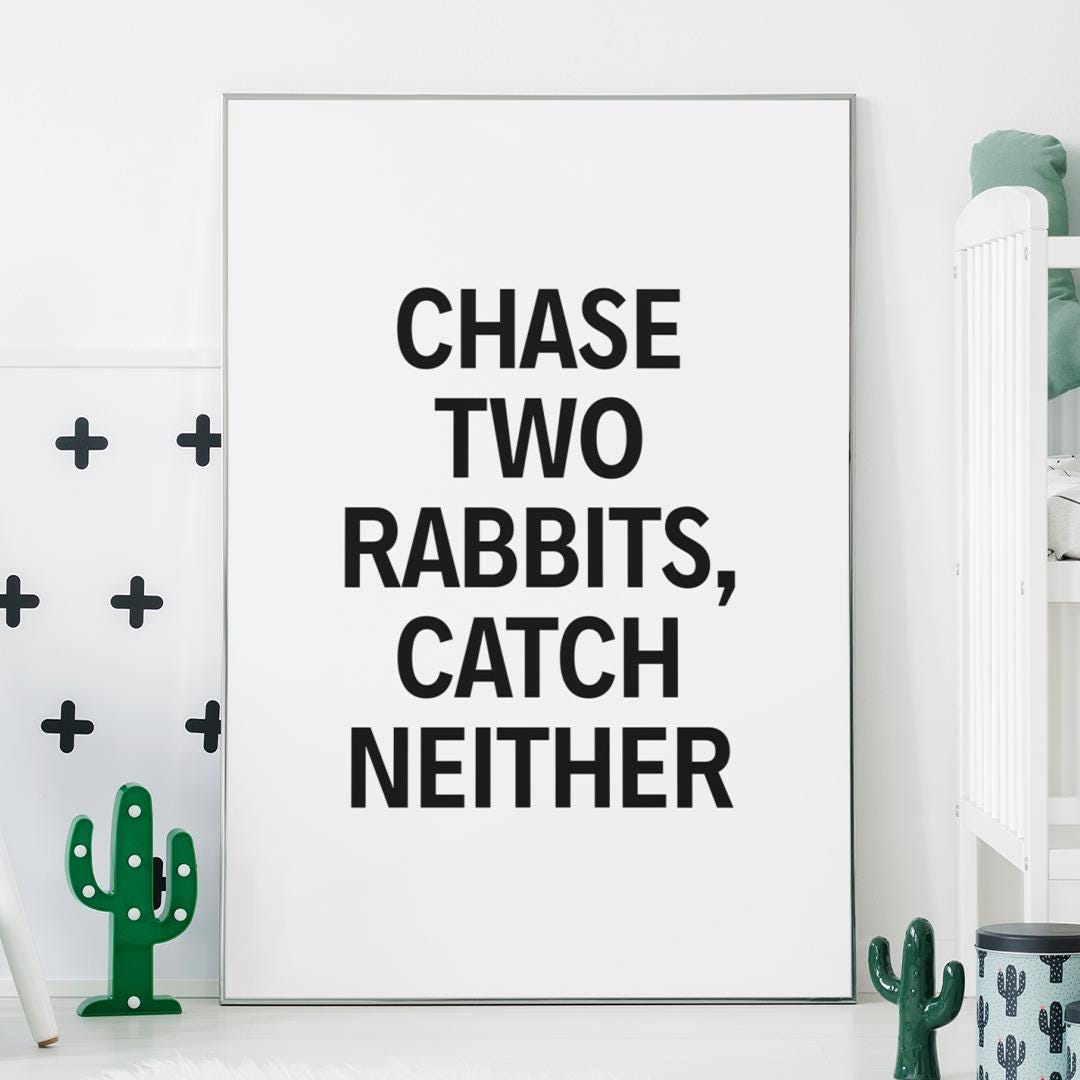 Japanese Proverb Motivational Wall Art, Modern, Fitness and Mindset ...