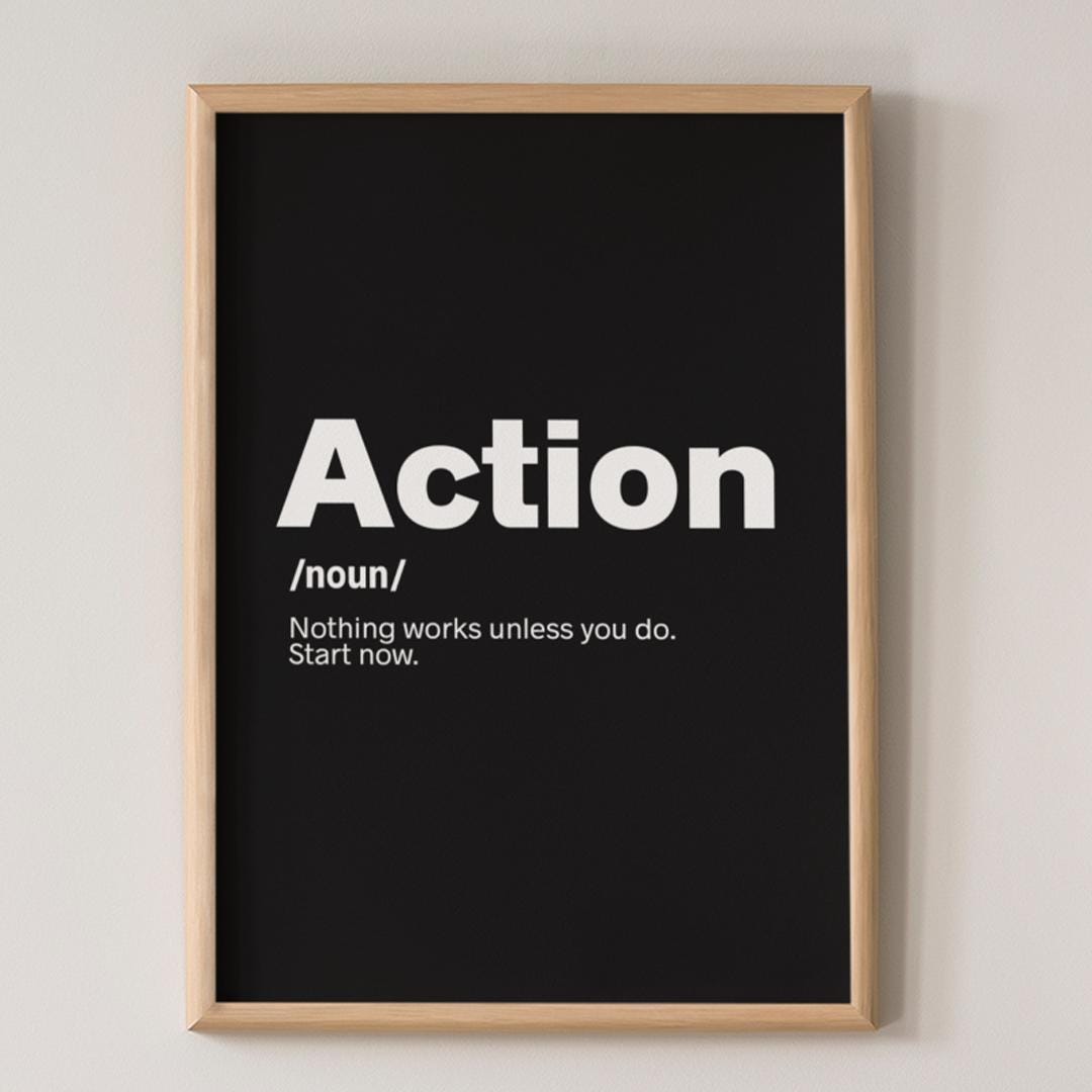 Determination Motivational Wall Art, Modern, Fitness and Mindset ...