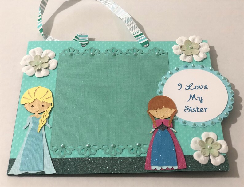 Frozen Scrapbook Elsa / Anna Disney Princess DOUBLE SIDED | Etsy