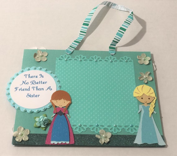 Frozen Scrapbook Elsa / Anna Disney Princess DOUBLE SIDED | Etsy