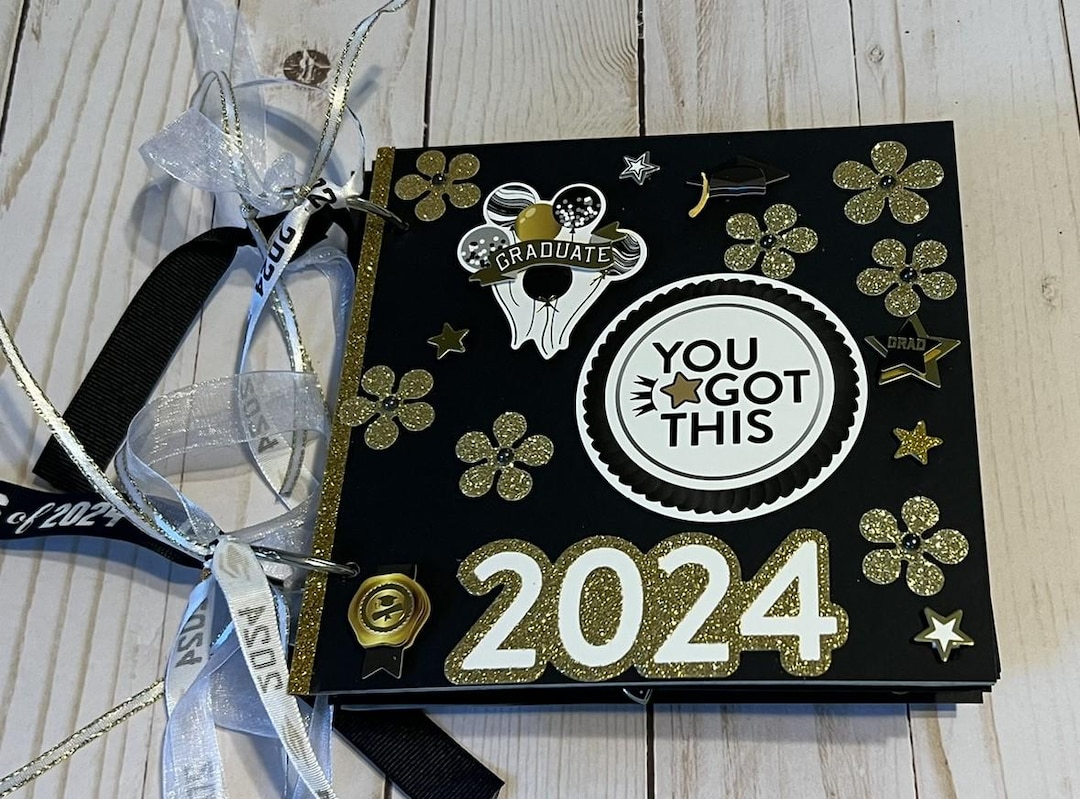 Graduation Scrapbook Album 2024 Premade Junk Journal - Etsy