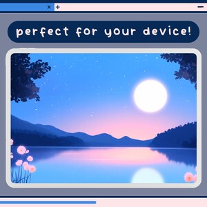 Magical Forest Wallpaper Blue Aesthetic Wallpapers Kawaii Desktop ...