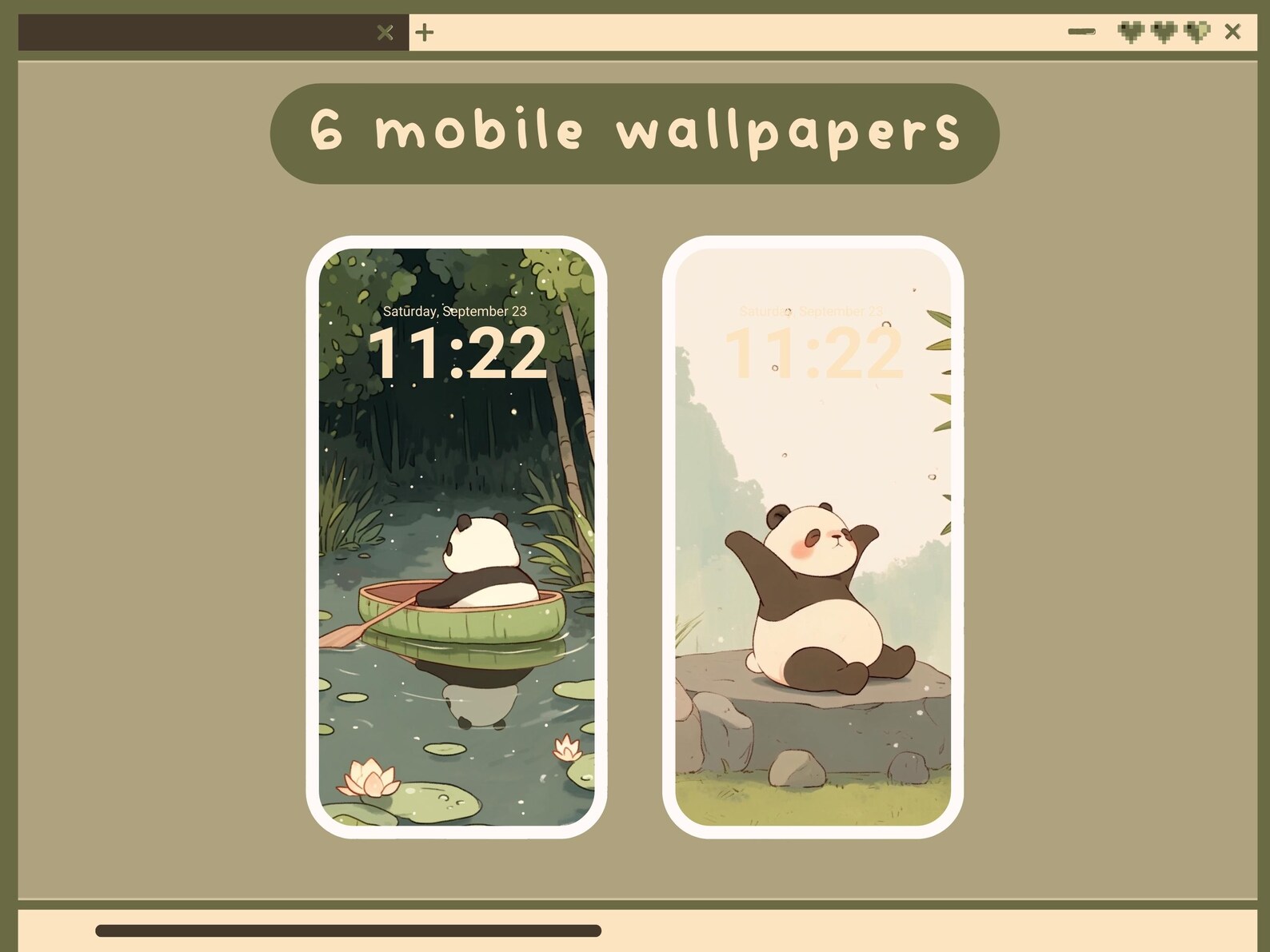 Cute Panda Wallpaper Cute Aesthetic Pastel Wallpapers Kawaii Panda ...