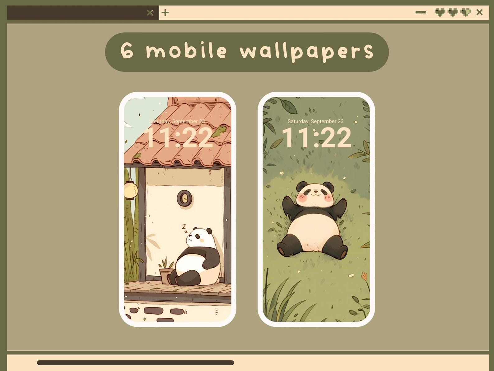 Cute Panda Wallpaper Cute Aesthetic Pastel Wallpapers Kawaii Panda ...