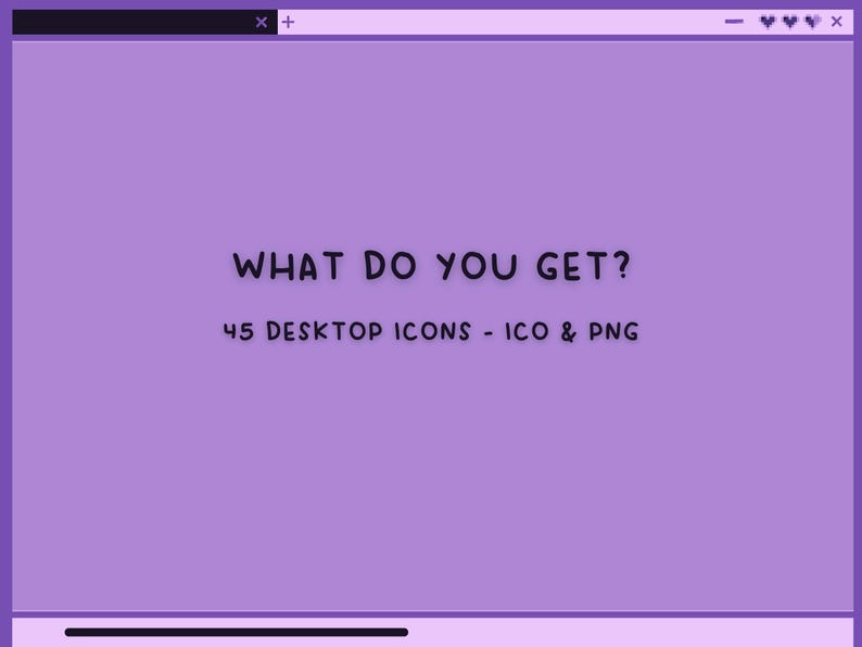 Dark Purple Desktop Icons Aesthetic Halloween Desktop Organizer Icons ...