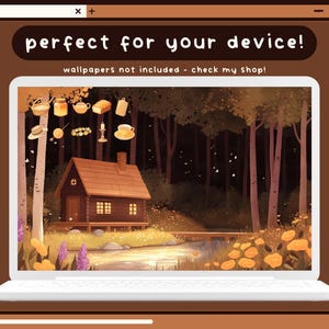 Cottagecore Desktop Icons Kawaii Desktop Organizer Icons Forest Theme ...